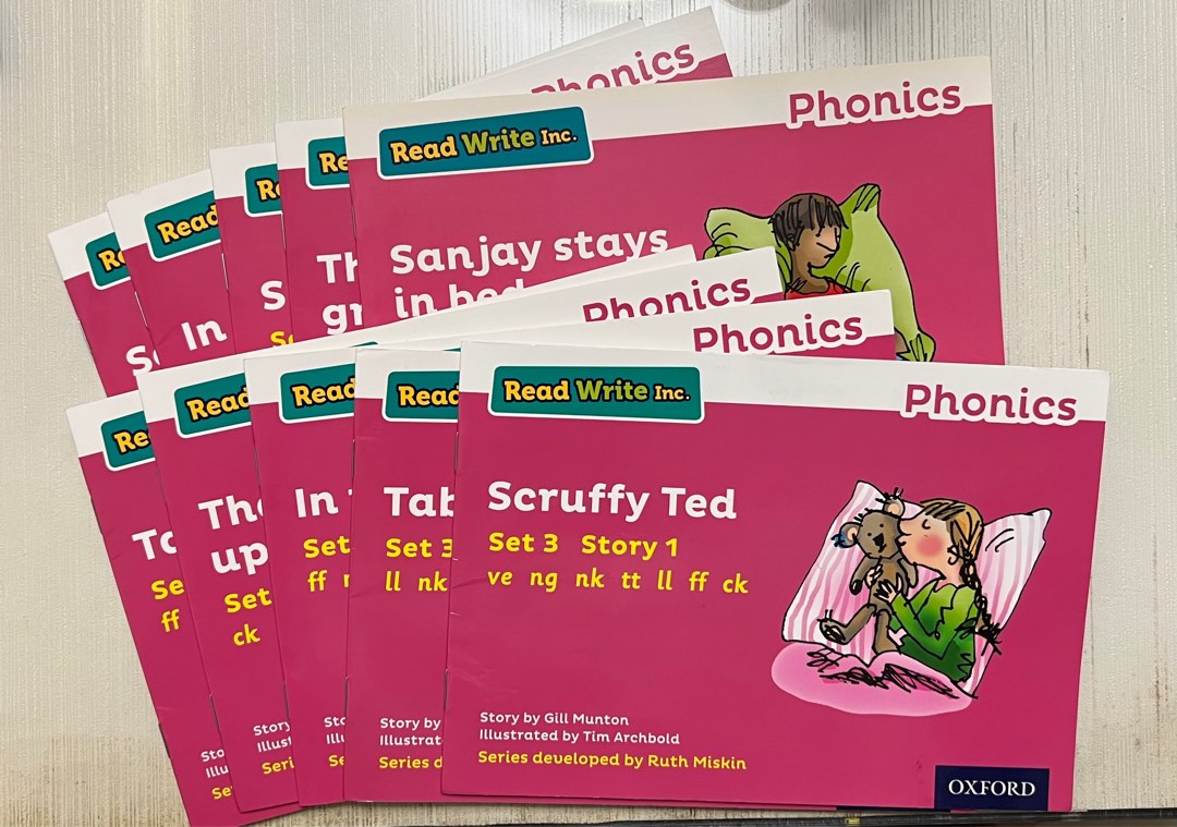 Oxford RWI Pink Book Set, 興趣及遊戲, 書本 & 文具, 教科書 - Carousell