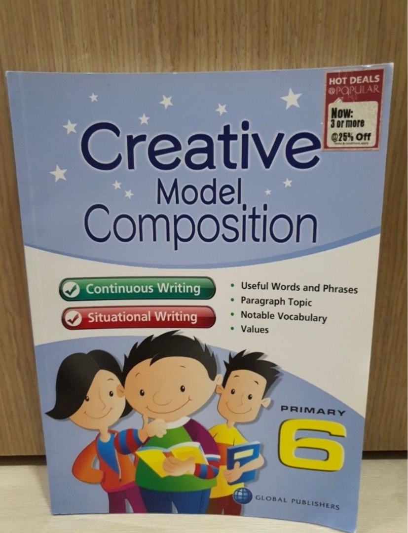 P6 English Creative model composition, Hobbies & Toys, Books ...