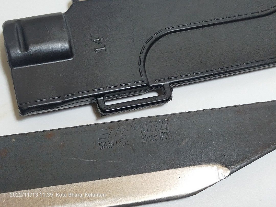 Parang Attap Knife 14 inchi Brand Sam Lee M2222, Furniture & Home ...