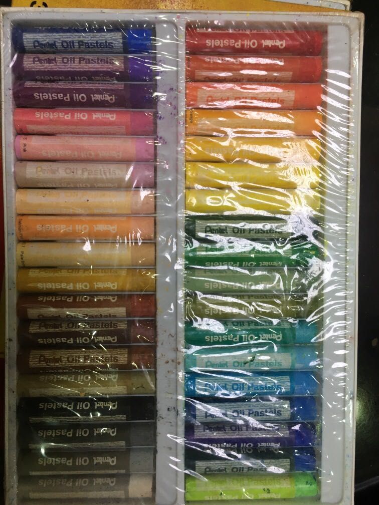 Pentel oil pastel 36 colours, Hobbies & Toys, Stationary & Craft, Art ...