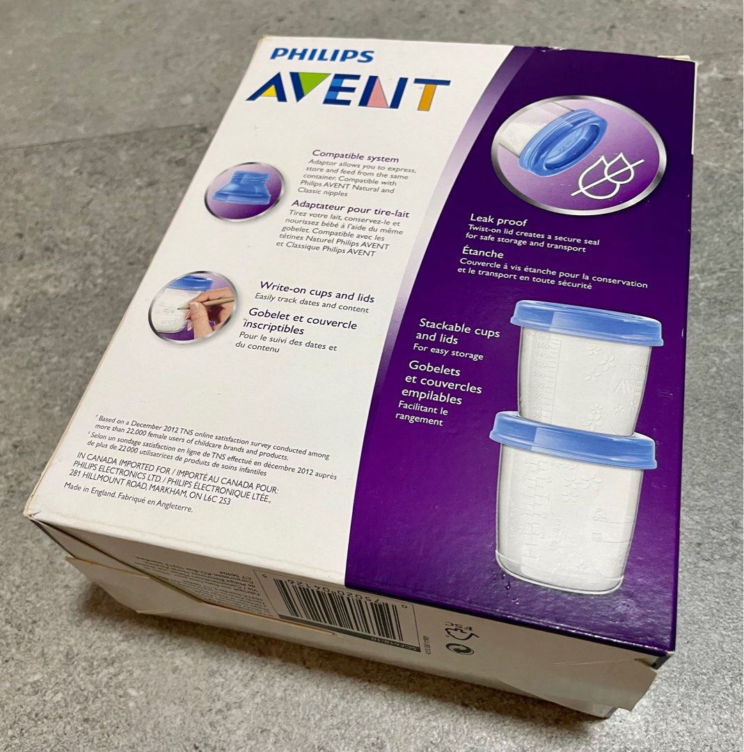 Philips Avent Milk Storage Containers, Babies & Kids, Nursing & Feeding ...