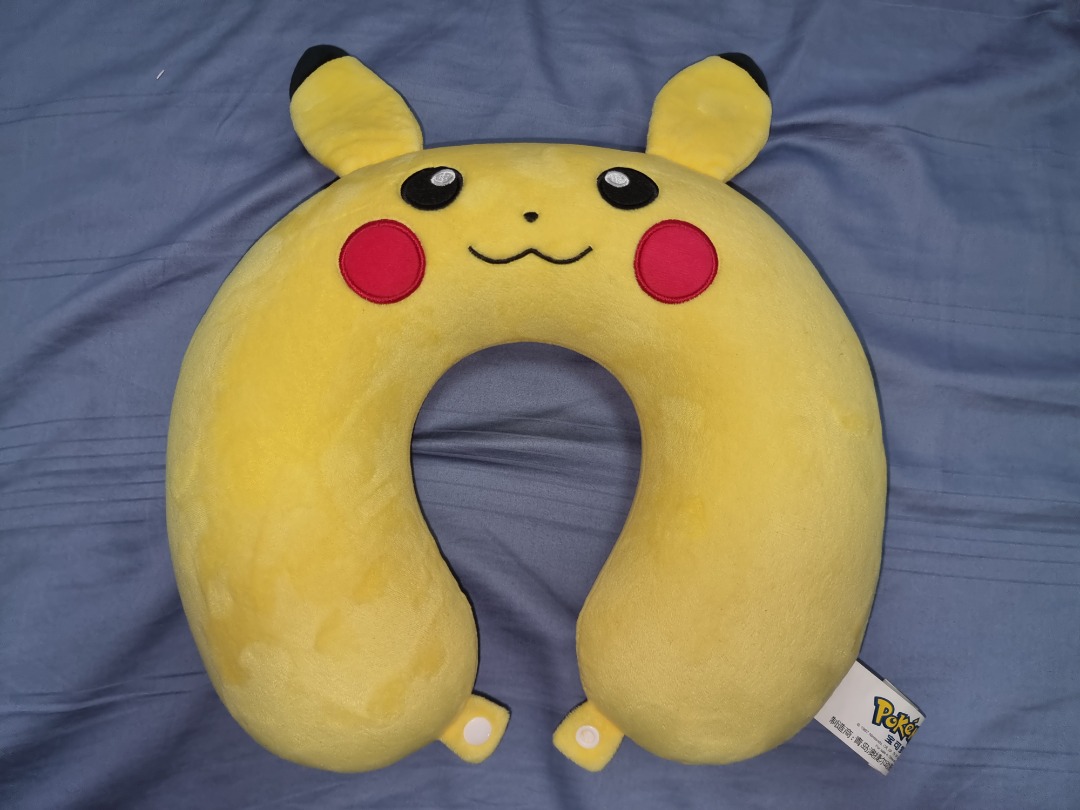 Pikachu Neck Rest, Hobbies & Toys, Toys & Games on Carousell