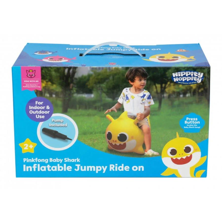 Pinkfong Baby Shark Jumpy Baby Shark With Music, 興趣及遊戲, 玩具 & 遊戲類 ...