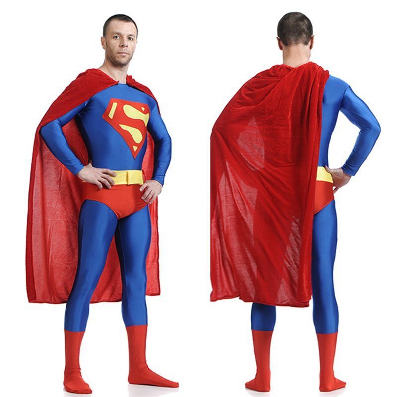 Plus Size Hero Superman Superhero Christopher Reeve Red Jumpsuit ...
