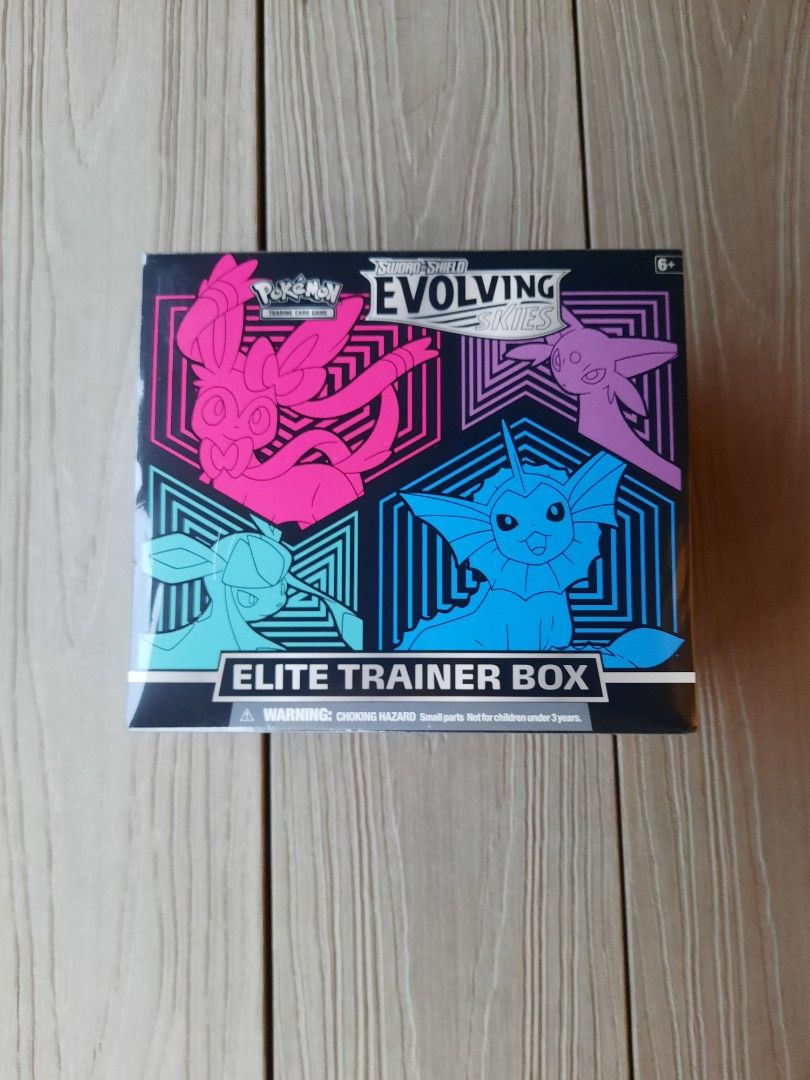 Pokemon Etb evolving skies, Hobbies & Toys, Toys & Games on Carousell