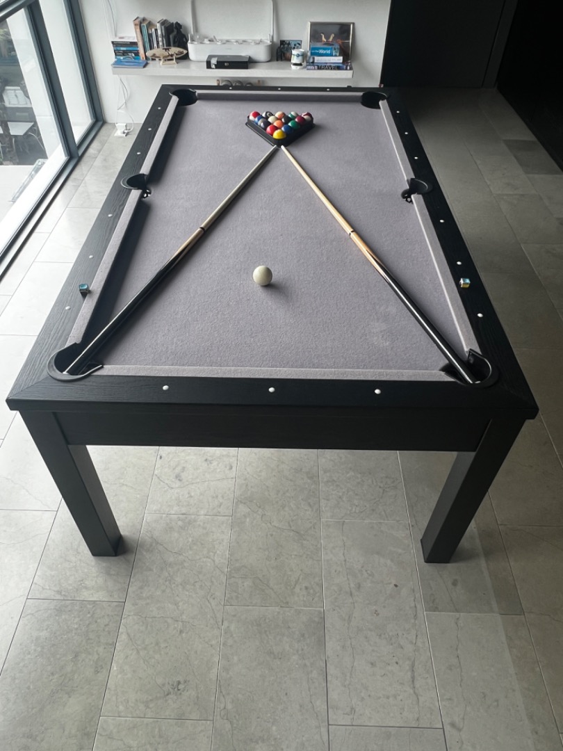 Pool Table & Dining Table in one, Furniture & Home Living, Furniture ...