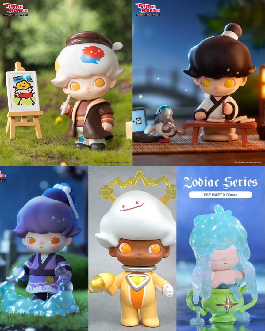 Popmart Dimoo time roaming zodiac space, Hobbies & Toys, Toys & Games ...