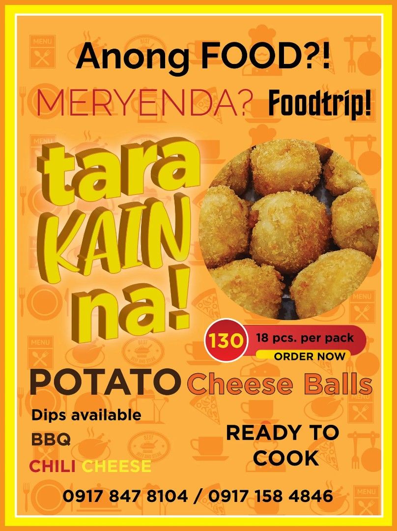 Potato Cheese Balls, Food & Drinks, Chilled & Frozen Food on Carousell