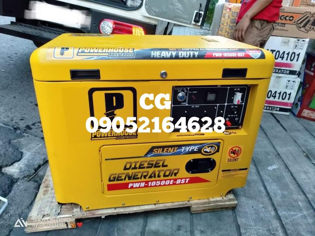 POWERHOUSE USA 9kva Diesel Silent Type Generator - PWH-10500E-DST ...