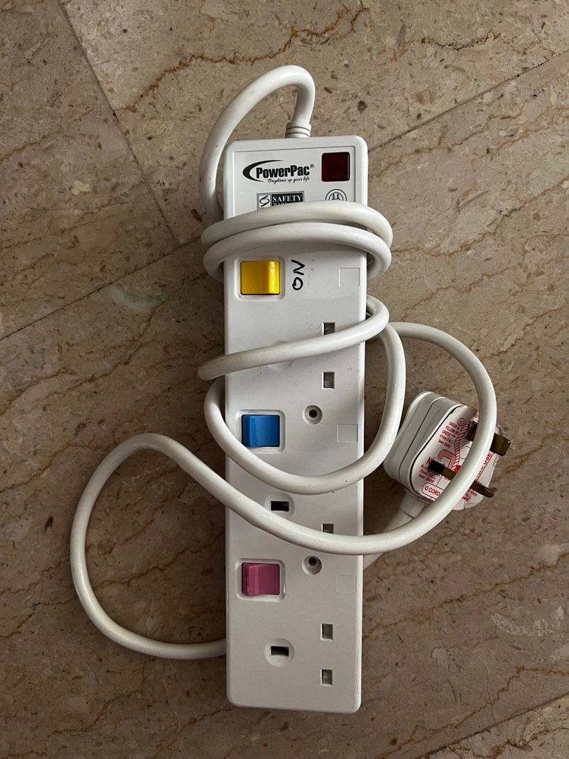 PowerPac plug, TV & Home Appliances, Electrical, Adaptors & Sockets on ...