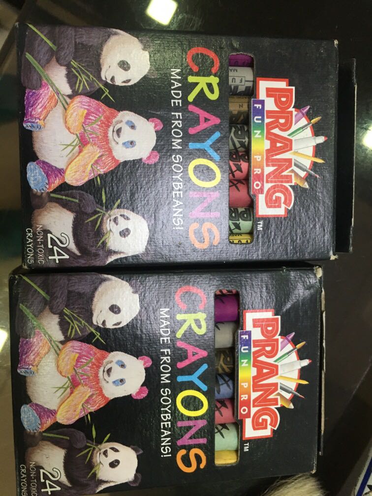 Prang crayons 24 colors, Hobbies & Toys, Stationary & Craft, Art ...
