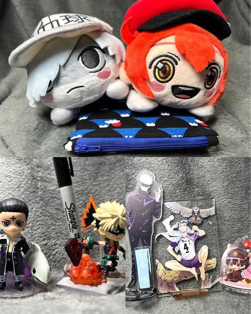 Pre loved Anime merch cells at work, Haikyuu, My hero academia ...