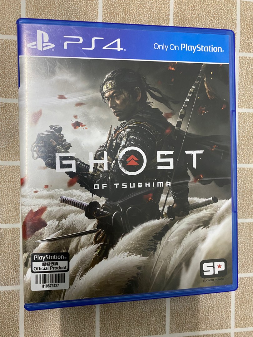 Ps4 games Ghost of Tsushima cd, Video Gaming, Video Games, PlayStation ...
