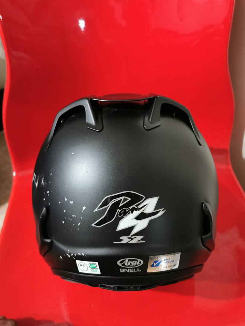 PSB Approved Arai Ram 4 Flat black helmet, Motorcycles, Motorcycle ...