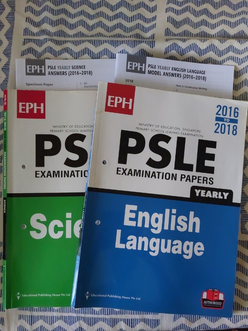 PSLE Examination Papers Science and English, Hobbies & Toys, Books ...