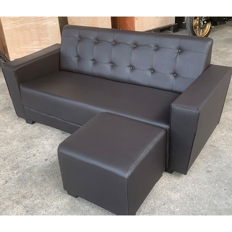PVC Leather Sofa Brand new%% \Brown sofa Cash on delivery, Furniture ...