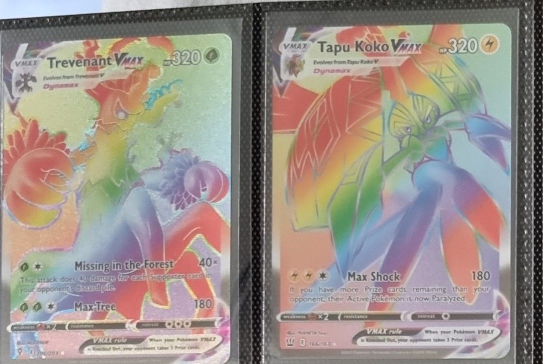 Rainbow Pokemon TCG Fantina, Palkia, Heatran, Umbreon, Trainer, Volo ...