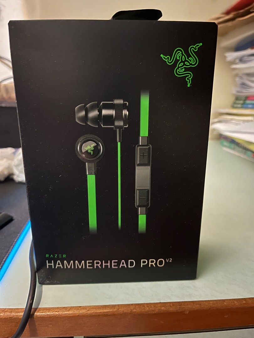 Razer HAMMERHEAD PRO v2, 音響器材, 耳機 - Carousell