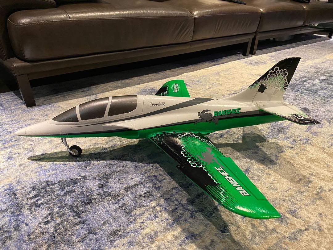 RC Jet . Freewing Banshee 64mm, Hobbies & Toys, Toys & Games on Carousell
