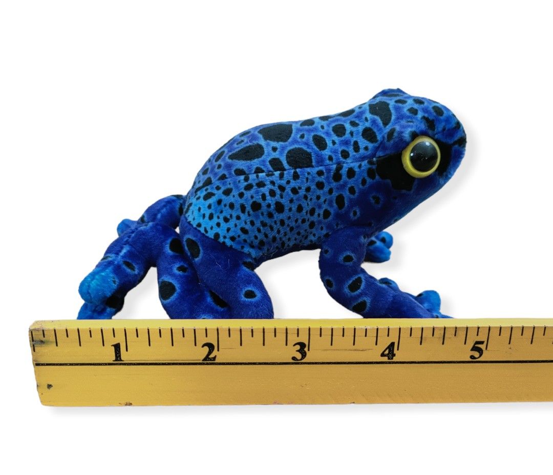 Realistic Animal Plush - BLUE POISON DART FROG PLUSH, Hobbies & Toys ...