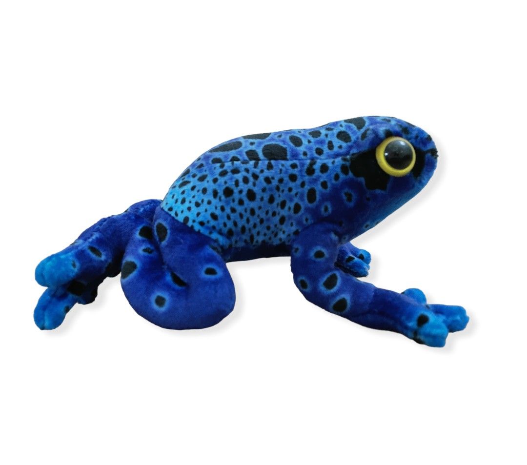 Realistic Animal Plush - BLUE POISON DART FROG PLUSH, Hobbies & Toys ...