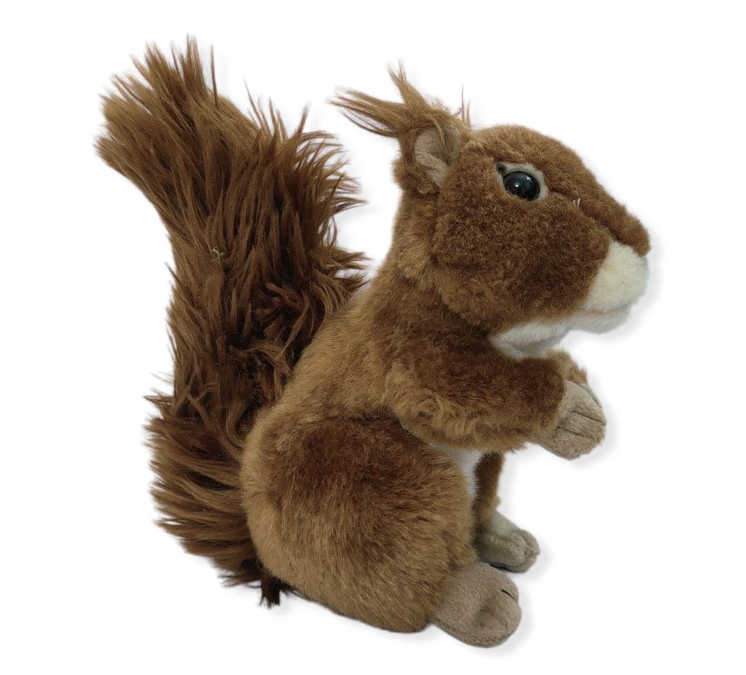 Realistic Squirrel Stuffed Toy, Hobbies & Toys, Toys & Games on Carousell