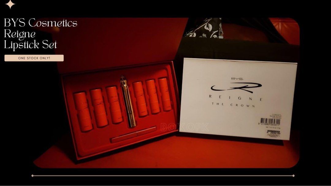 REIGNE X BYS COSMETICS | REGINE VELASQUEZ THE CROWN LIPSTICK SET ...