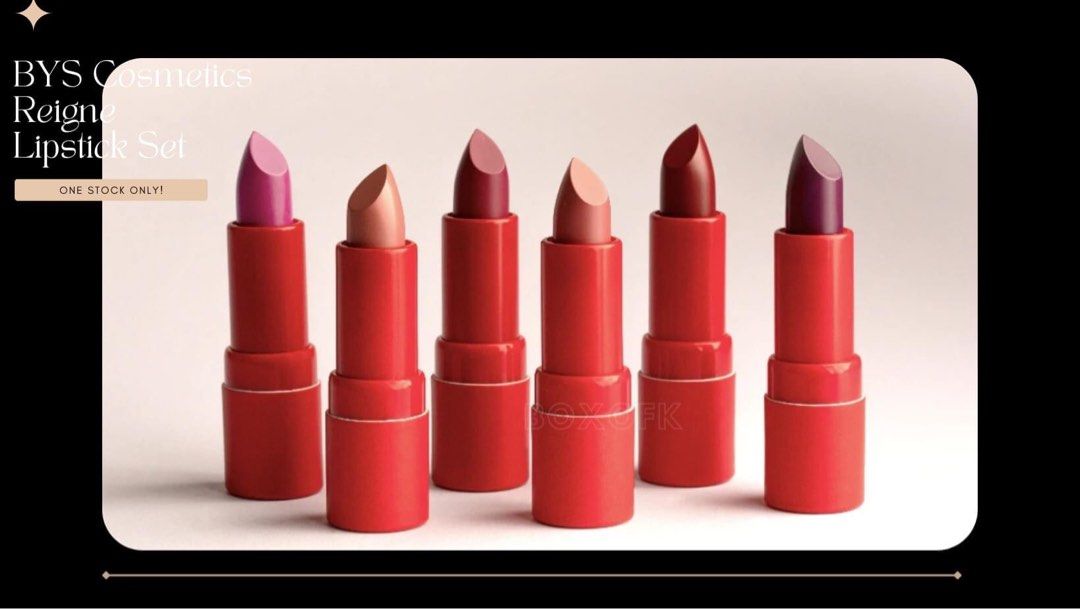 REIGNE X BYS COSMETICS | REGINE VELASQUEZ THE CROWN LIPSTICK SET ...