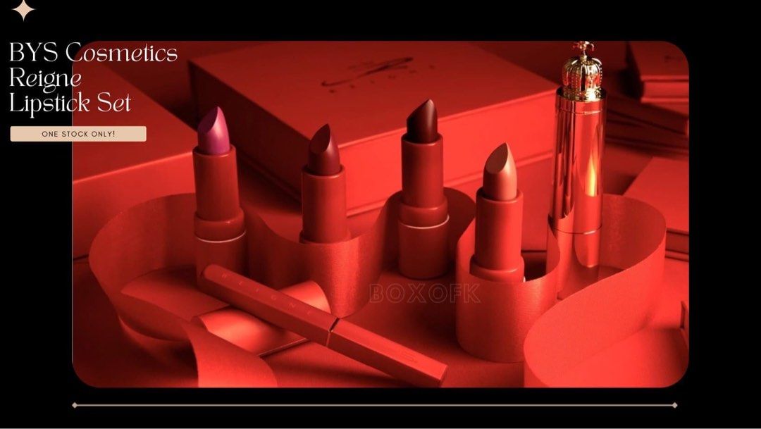 REIGNE X BYS COSMETICS | REGINE VELASQUEZ THE CROWN LIPSTICK SET ...