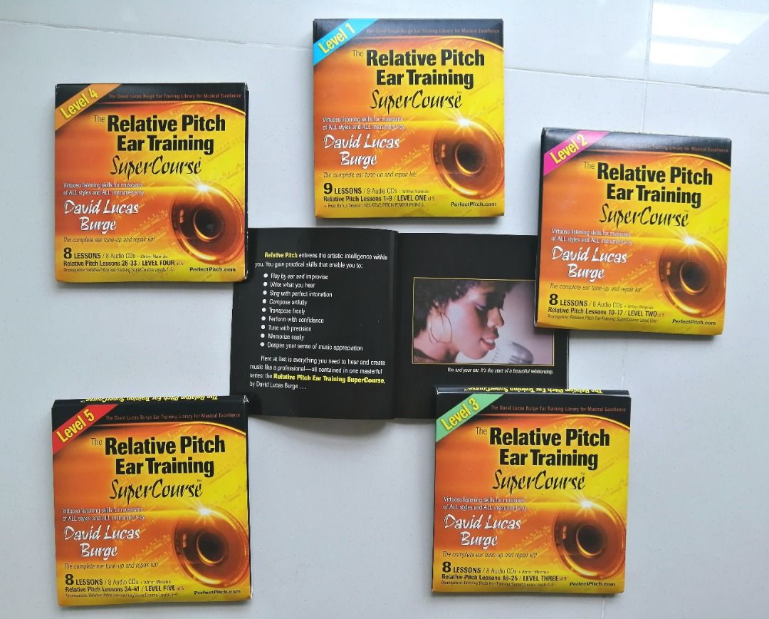 Relative Pitch Ear Training Super Course by David Lucas Burge (Amazon ...