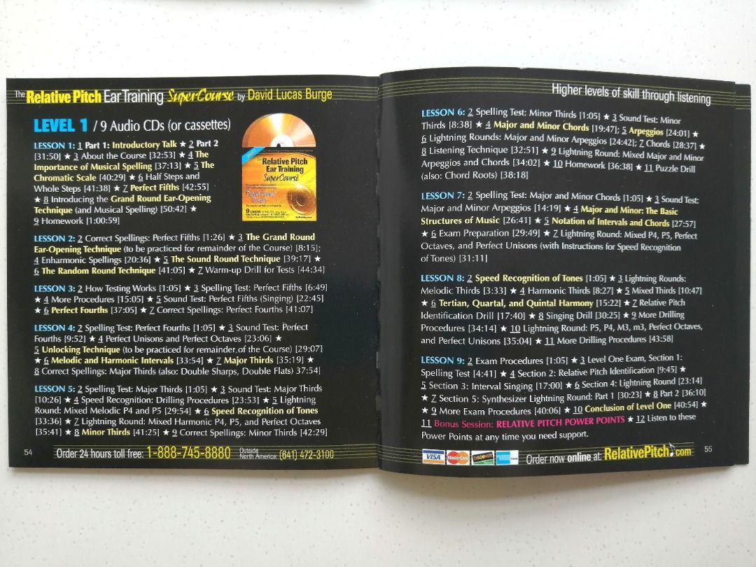 Relative Pitch Ear Training Super Course by David Lucas Burge (Amazon ...