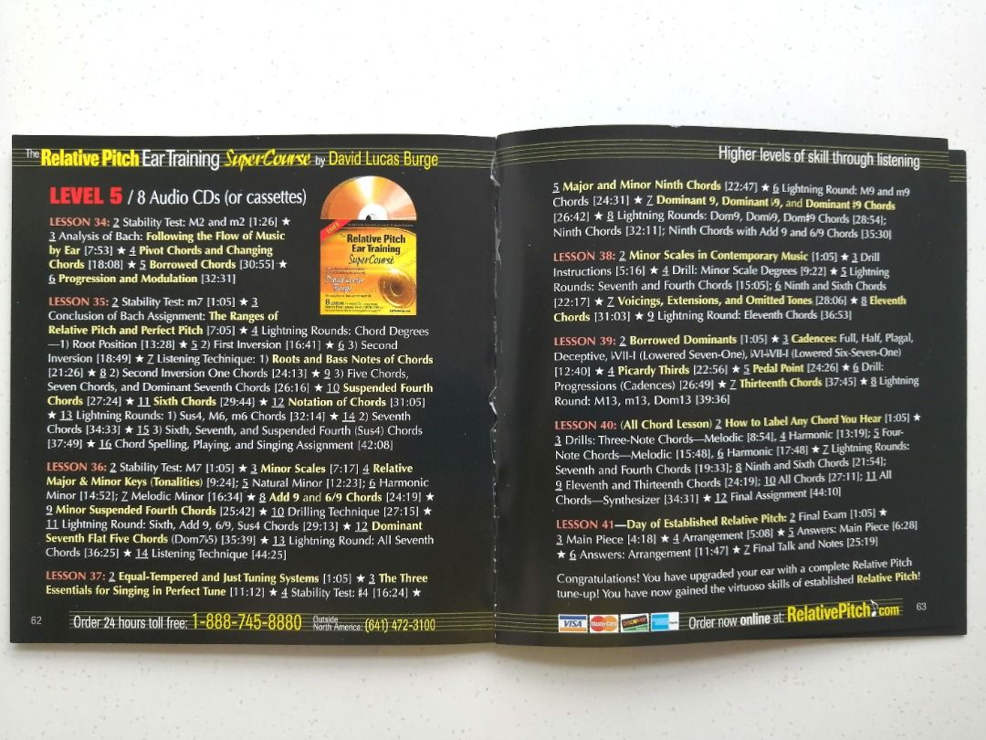 Relative Pitch Ear Training Super Course by David Lucas Burge (Amazon ...