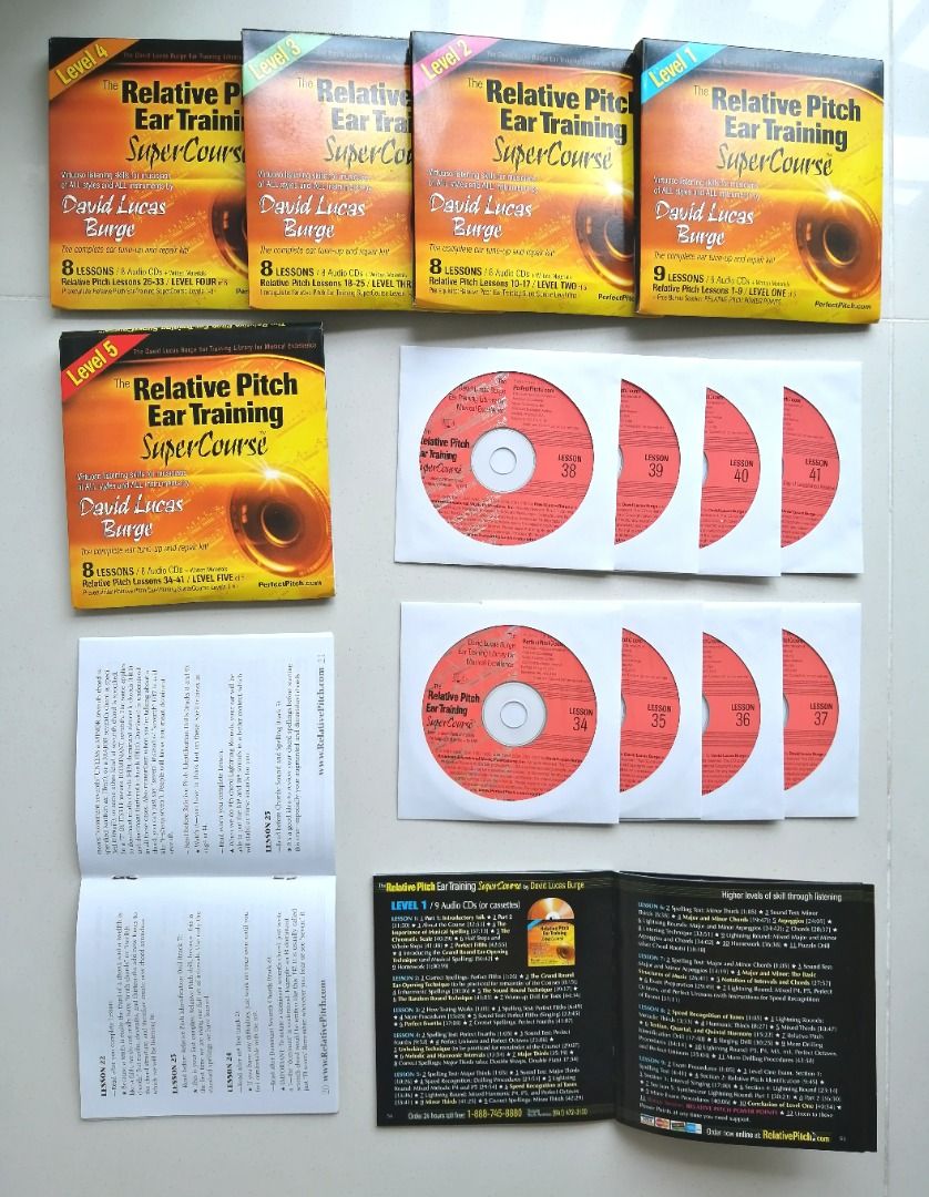 Relative Pitch Ear Training Super Course by David Lucas Burge (Amazon ...