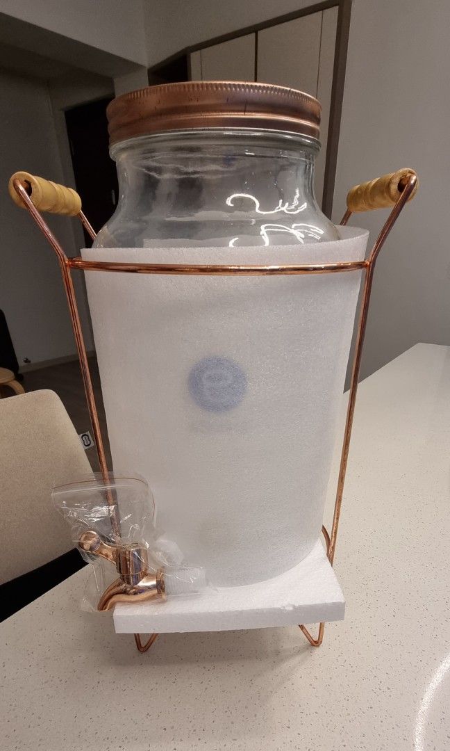 Rose Gold Water Dispenser 5L x2, Furniture & Home Living, Kitchenware ...