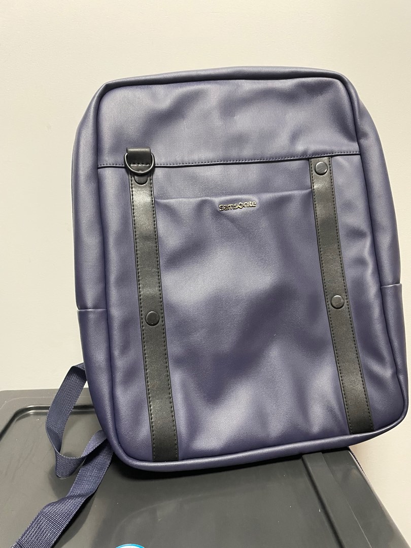 Original Samsonite Backpack (Navy Blue), Men's Fashion, Bags, Backpacks ...
