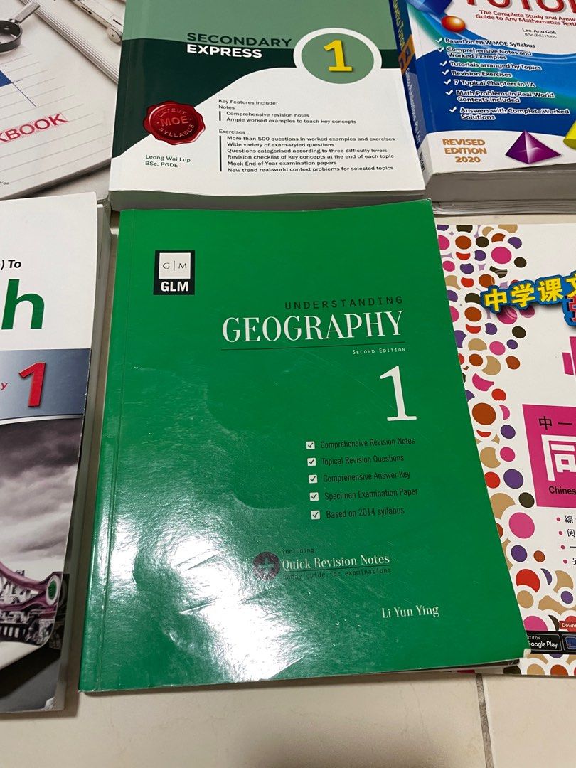 Sec 1 assessment book (maths,Eng, geography, Chinese), Hobbies & Toys, Books & Magazines ...