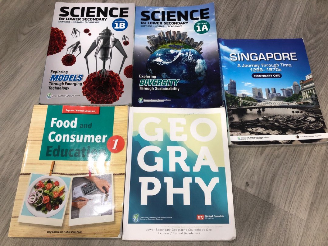 Secondary school textbooks sec 1, Hobbies & Toys, Books & Magazines ...