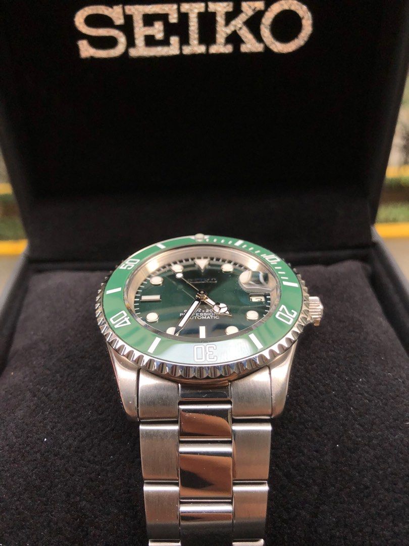 Seiko SKX 031 Hulk Full Pemium Mod, Men's Fashion, Watches ...