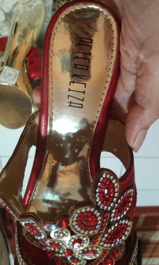 Selop pesta Peter Keiza Sz.40, Fesyen Wanita, Sepatu di Carousell