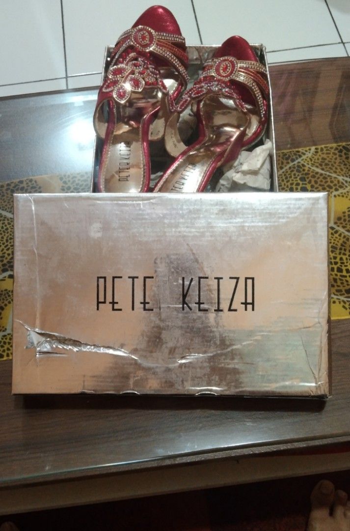 Selop pesta Peter Keiza Sz.40, Fesyen Wanita, Sepatu di Carousell