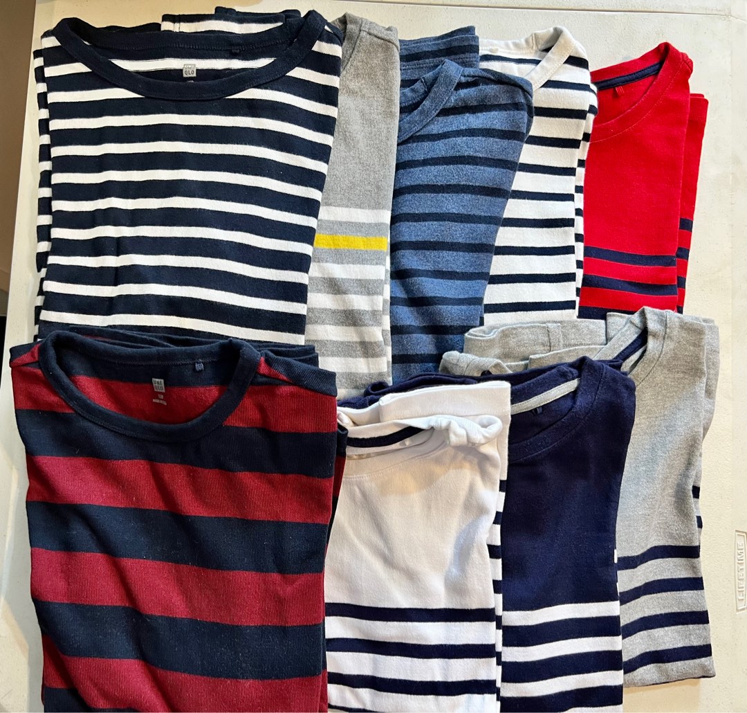 Set of 9!!! - Uniqlo 150, Babies & Kids, Babies & Kids Fashion on Carousell