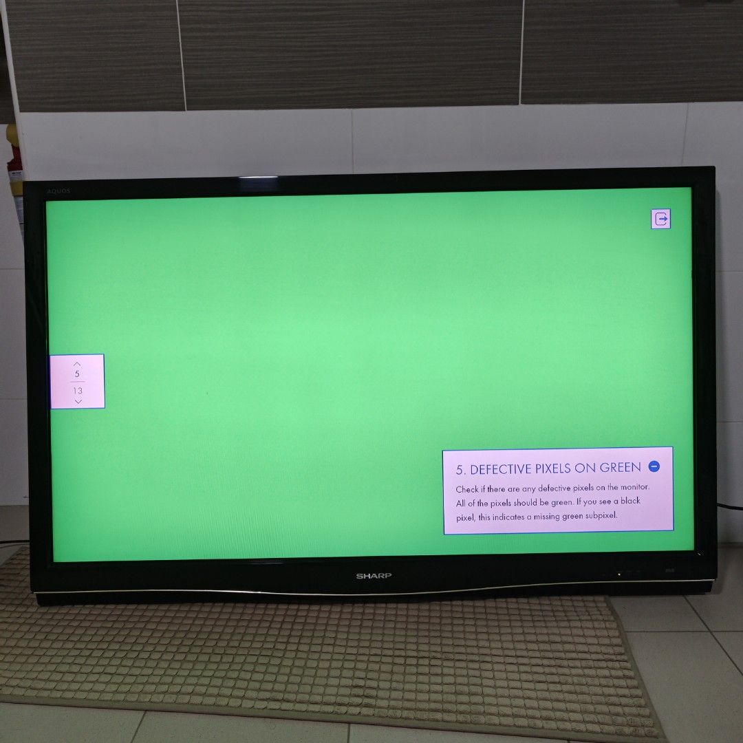Sharp Aquos 52" TV, TV & Home Appliances, TV & Entertainment, TV on ...