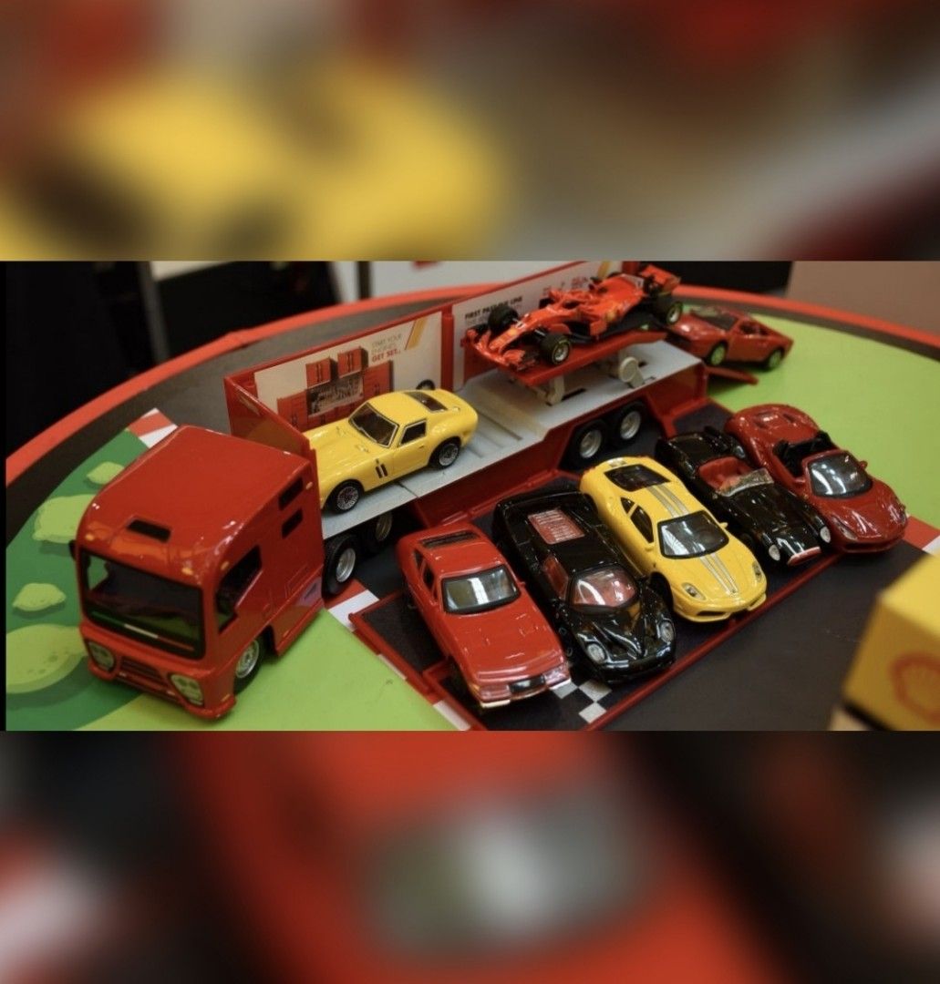 Shell ferrari whole set year 2019 with tanker, Hobbies & Toys ...