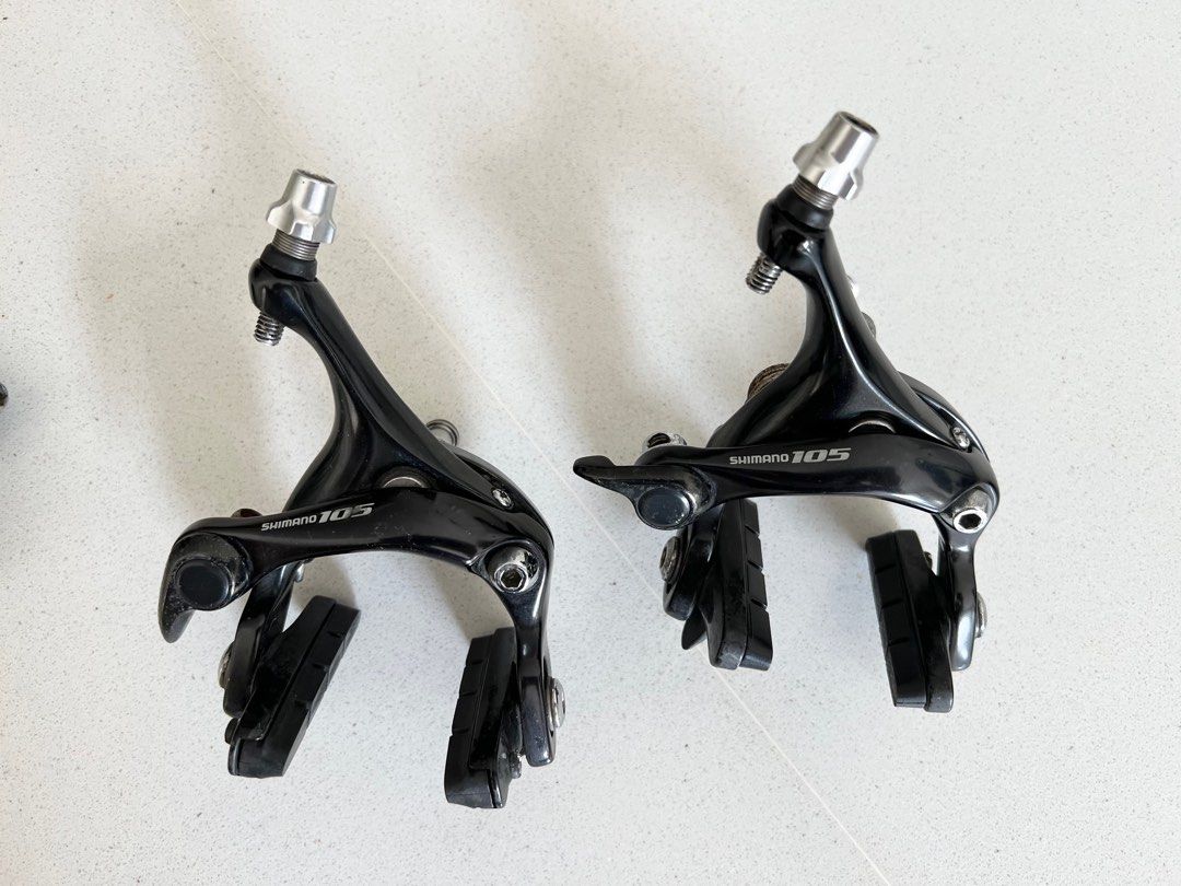 Shimano rim brakes and front derailleur, Sports Equipment, Bicycles ...