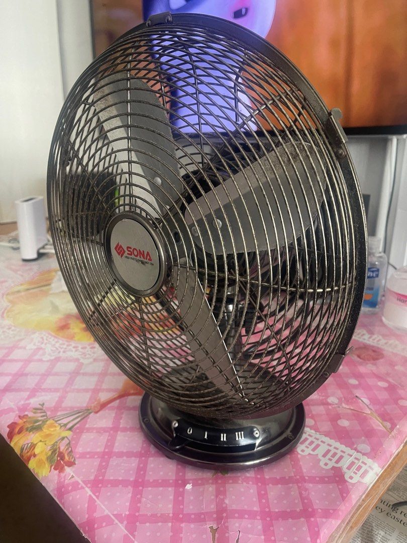 Silver wing Table fan ( coil need to change), TV & Home Appliances ...