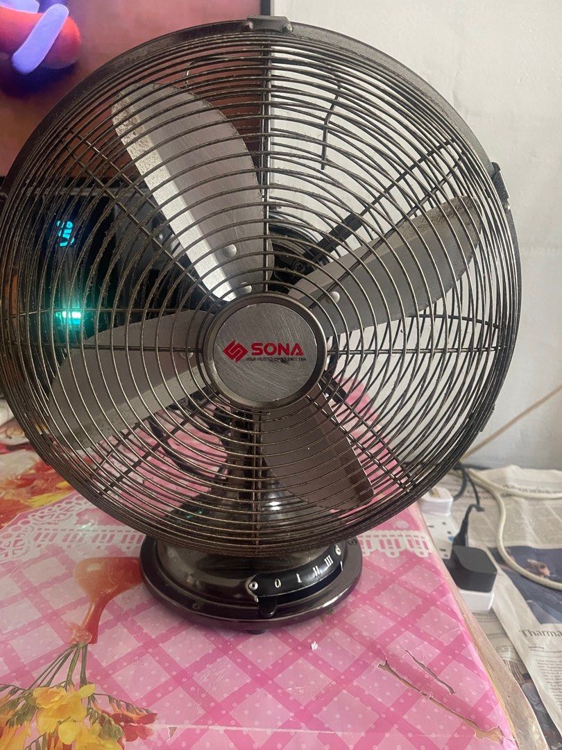 Silver wing Table fan ( coil need to change), TV & Home Appliances ...
