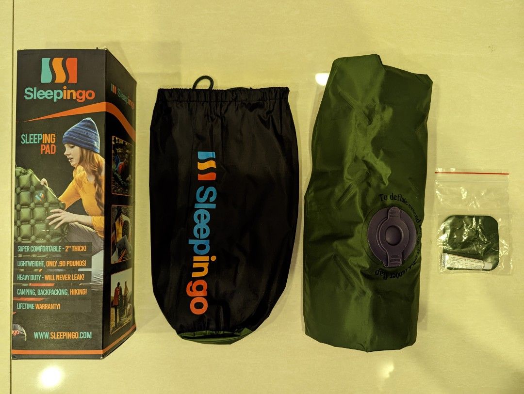 Sleepingo sleeping pad, Sports Equipment, Hiking & Camping on Carousell