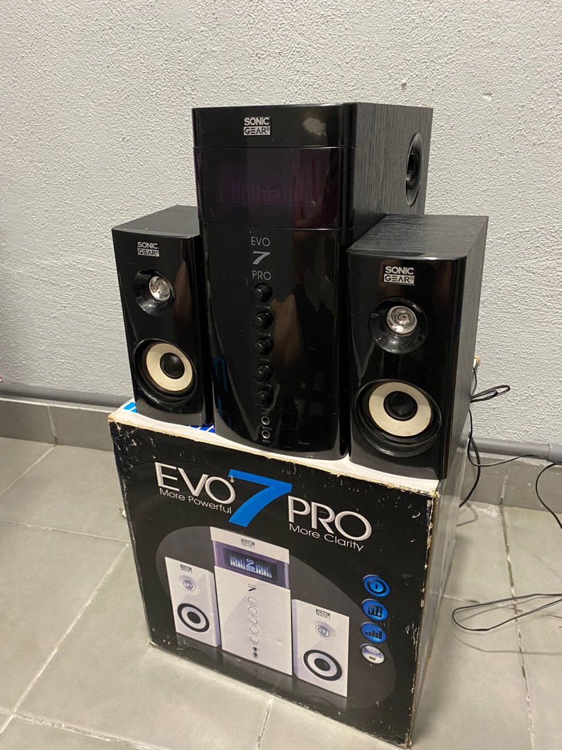 SONICGEAR EVO 7 PRO 2010 Version, Audio, Soundbars, Speakers ...