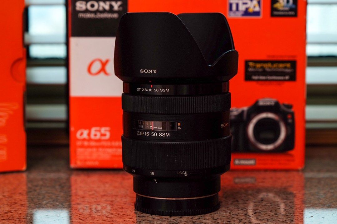 Sony A65 Camera + 16-50mm F2.8 + 50mm F1.4, Photography, Cameras on ...