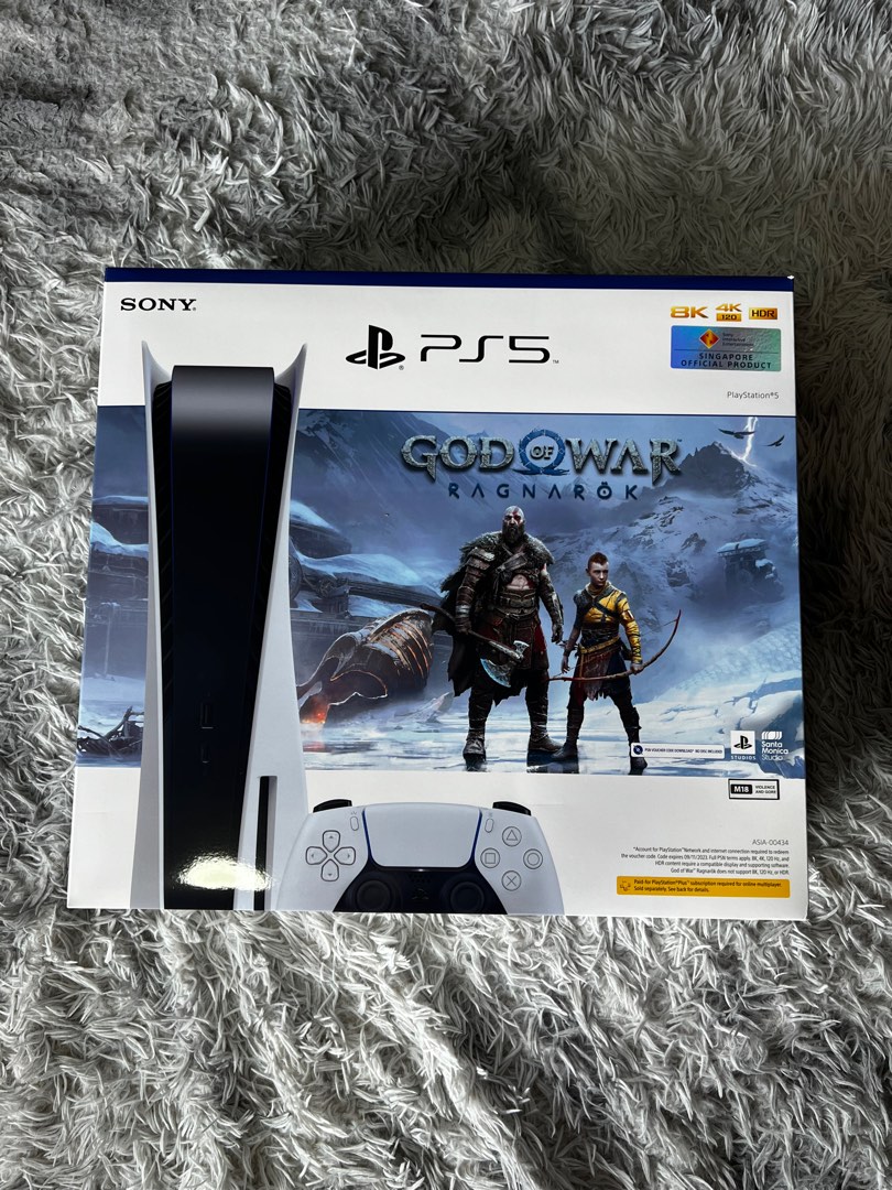 Sony Playstation 5 God of war Bundle *SG*, Video Gaming, Video Game ...